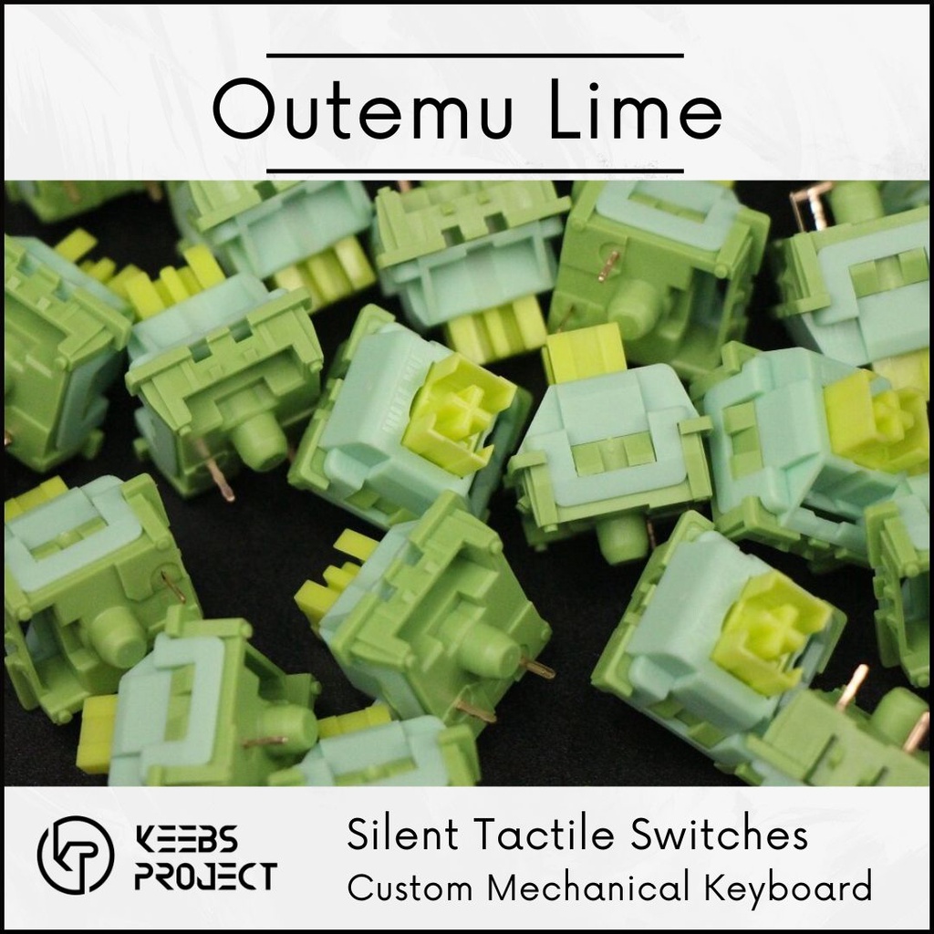 [READY STOCK] Outemu Lime Silent Tactile Switches (3-Pin) – Ideal for ...