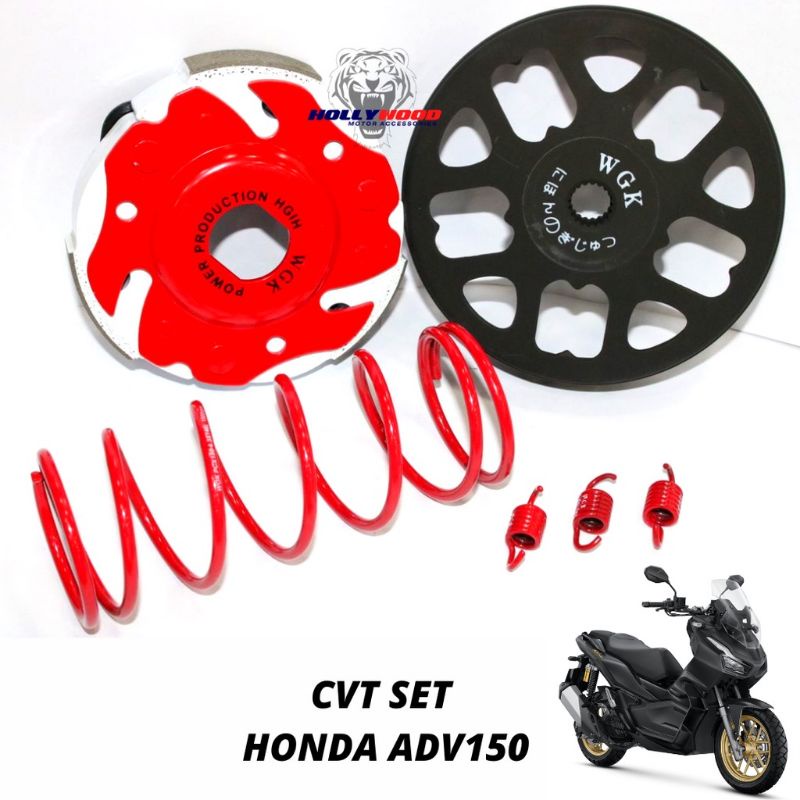 AUTO CLUTCH PULLEY SET RACING WGK NCY + PULLY SPRING + CVT SPRING ...