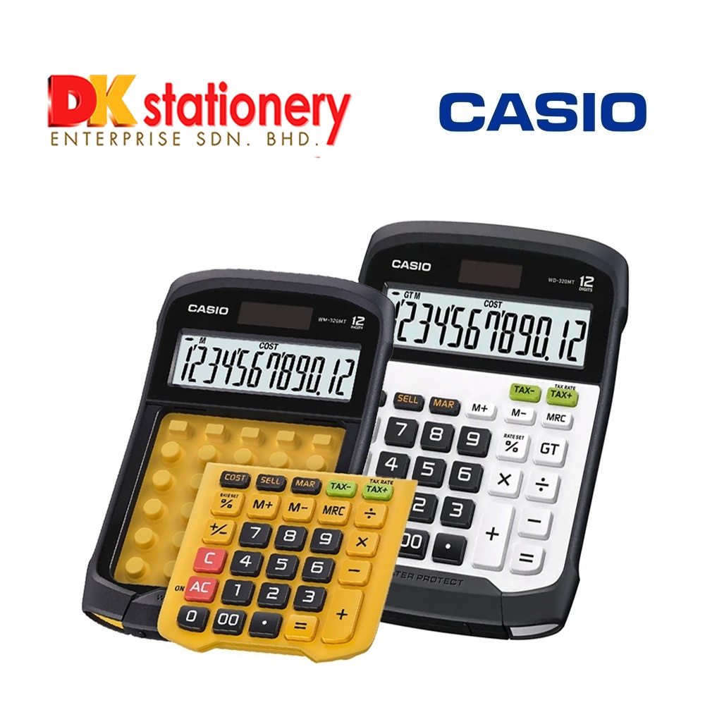 Casio 12 Digits Calculator Water Protect & Dust Proof I 320MT | Shopee ...