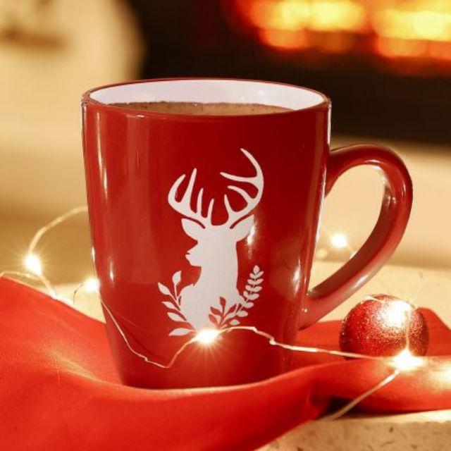 Xmas Ceramic Mug Classic Random Series Cup For Christmas Gift (500ml ...