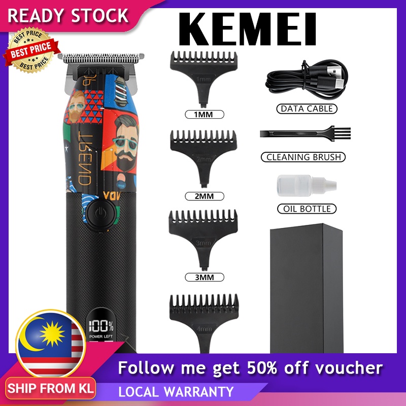 HIENA T-Outliner Cordless Graffiti Trimmer Men Zero Gapped Hair Clipper ...
