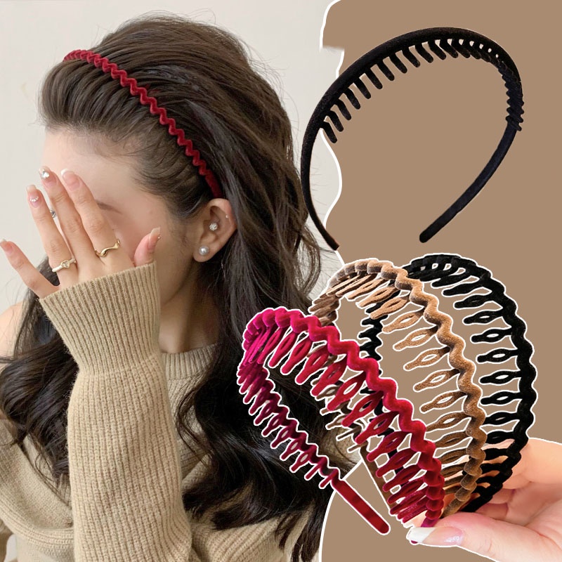 Braided Hair Band Women's Broken Hair Bangs Pressed Head Band with ...