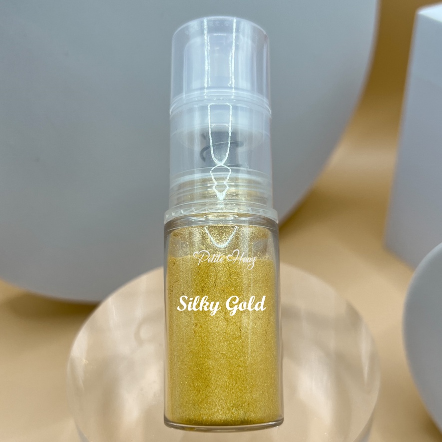 [Petite Houz] 10g Millusion Edible Gold Spray Halal Certified Sparkling Cakes Sprayer Colour ...