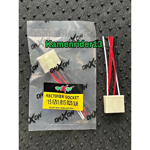 Y15 YZF R25 XJ6 FZ150i Rectifier/Regulator Socket OHTENT 5 Wires ...