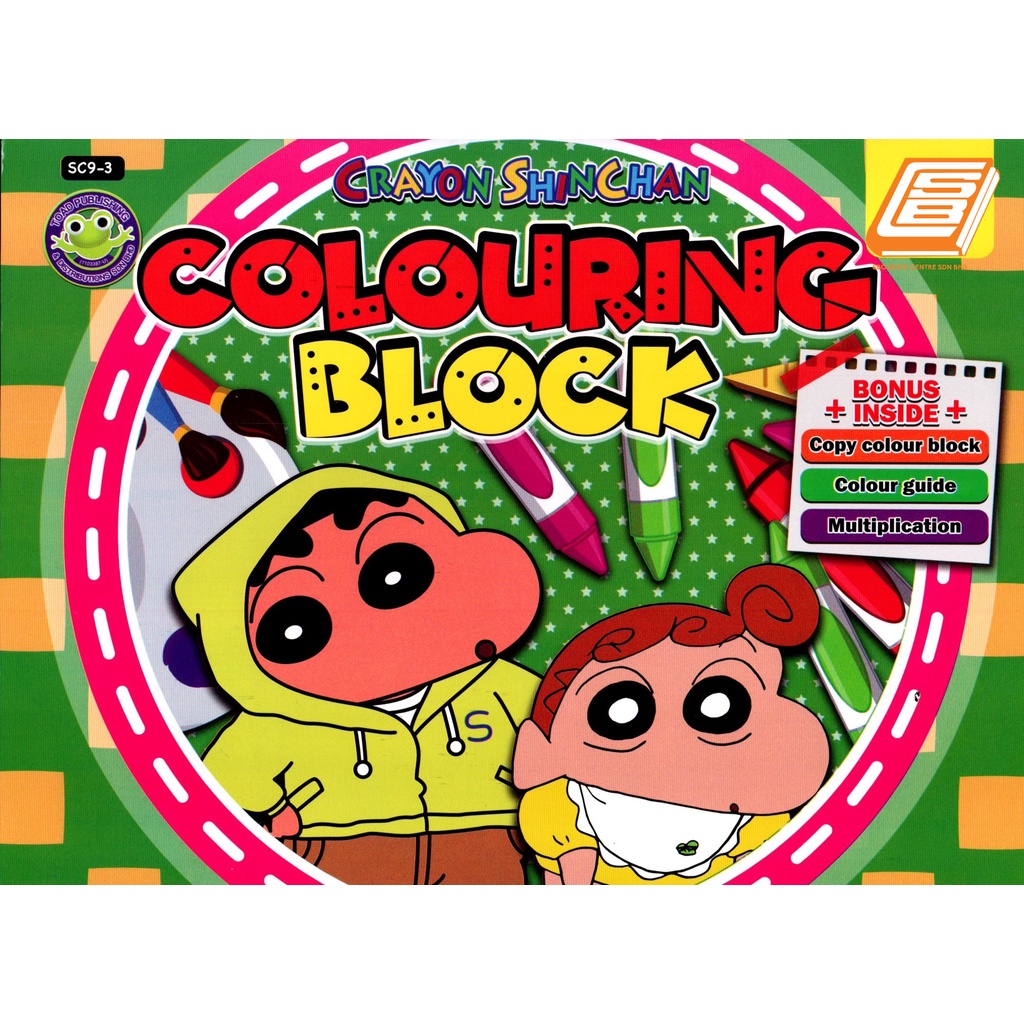 [SBCB]Preschool: Crayon Shin Chan Colouring Block | Shopee Malaysia