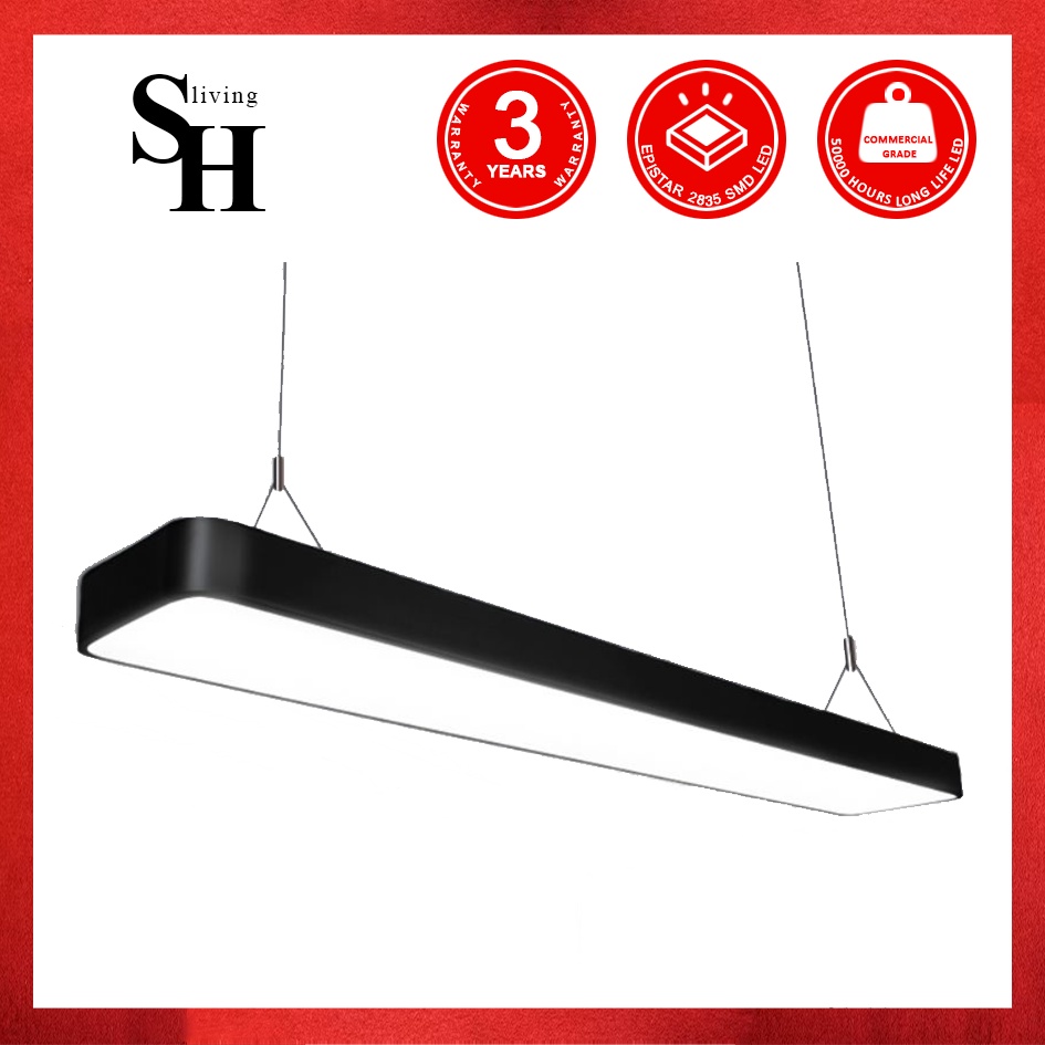 Tubeless 💡 LED Hanging Ceiling Pendant Light Office Meeting Workstation ...