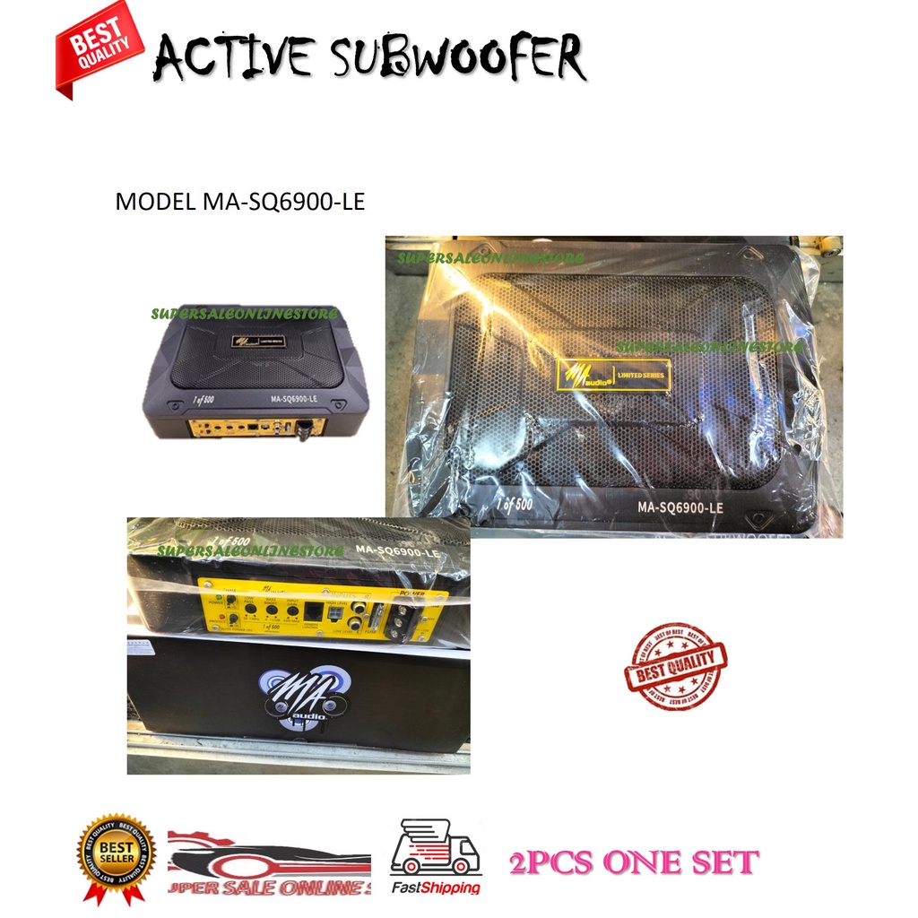 MA AUDIO MA-SQ6900-LE ACTIVE SUBWOOFER LIMITED SERIES (READY STOCK ...