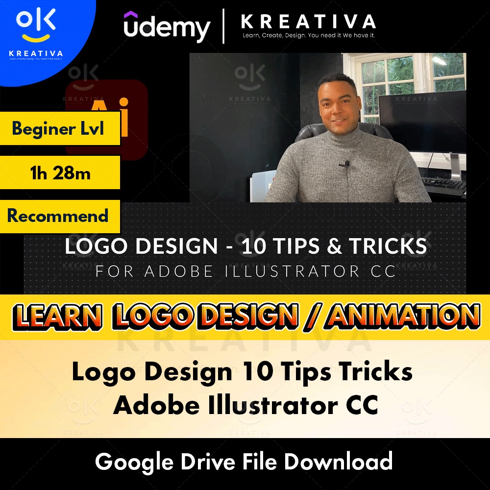 Video Course - Logo Design 10 Tips Tricks Adobe Illustrator CC | Learn Logo Design Course ...