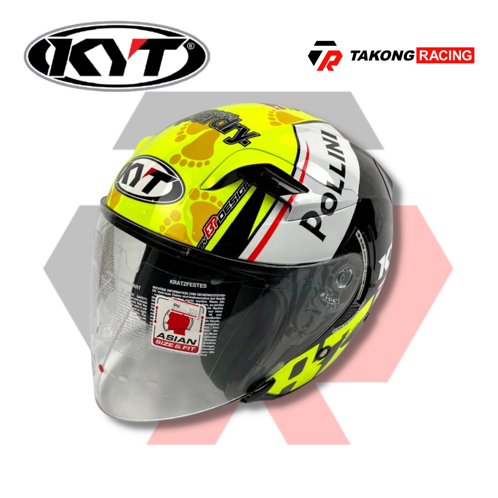 KYT Helmet Venom Open Luca Marconi | Shopee Malaysia