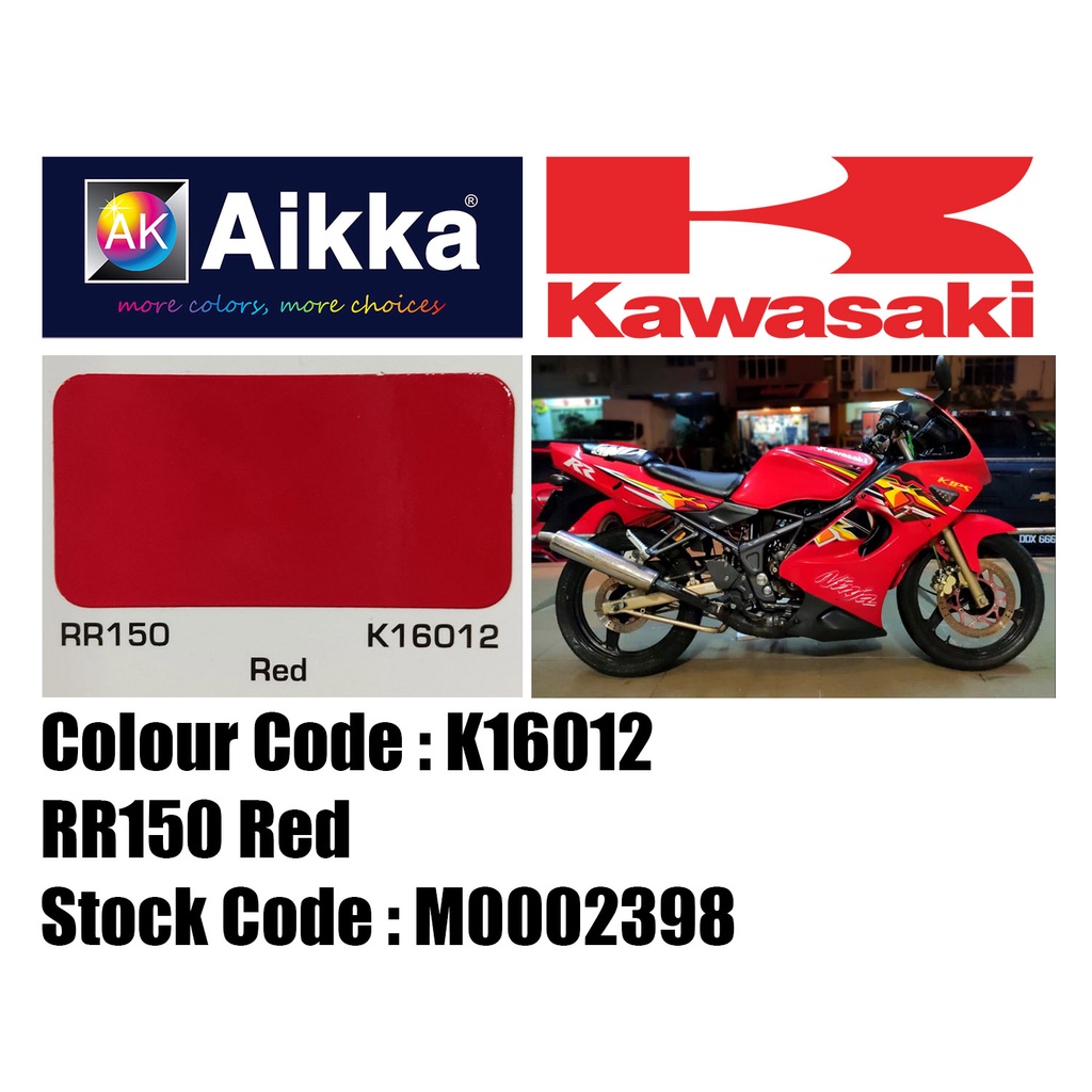 AIKKA KAWASAKI RR150 K16012* / RED /MOTORCYCLE AUTOMOTIVE 2K PAINT ...