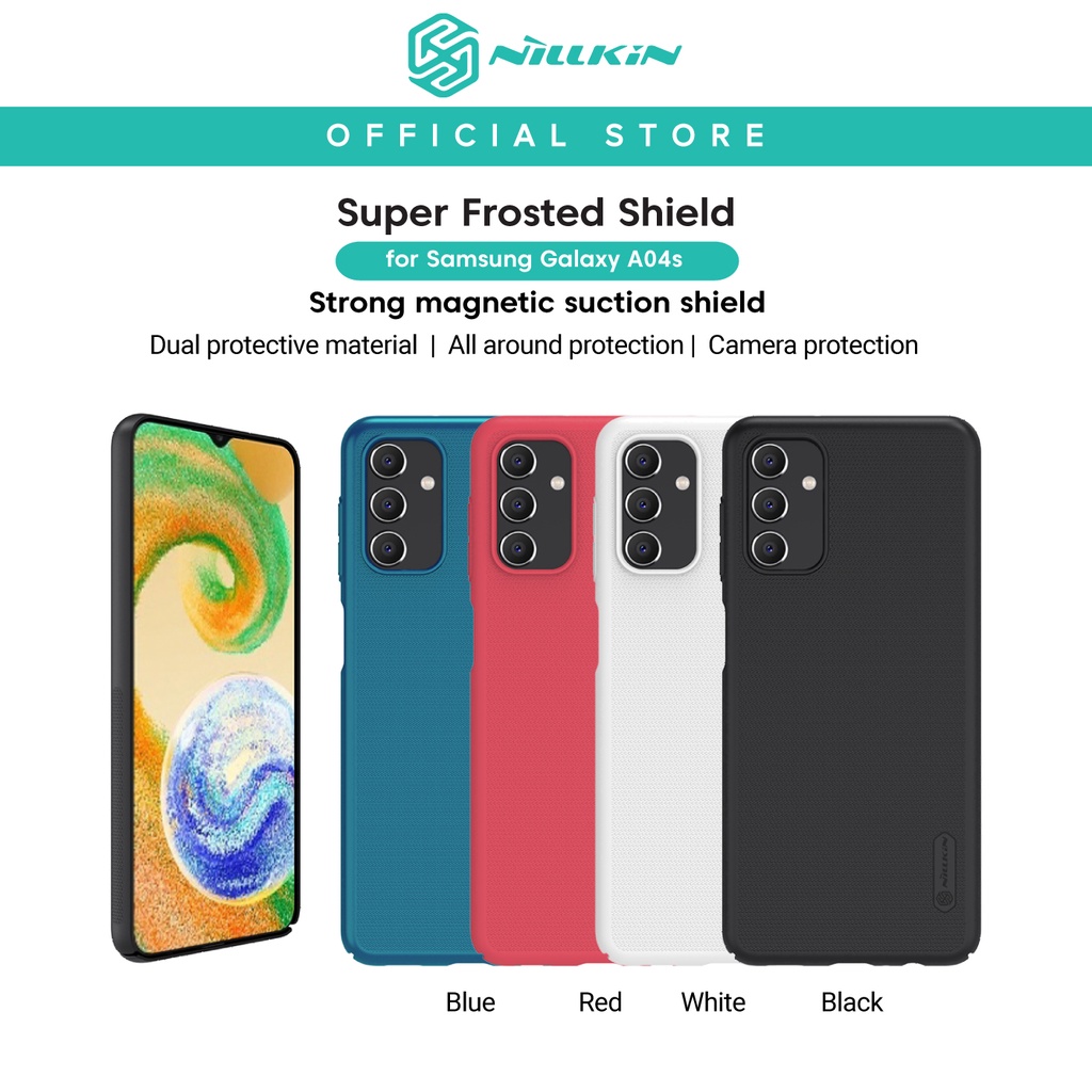 Nillkin Super Frosted Shield Matte cover case for Samsung A04s back ...
