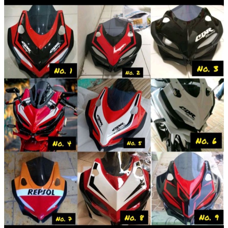 Cbr150r MASK CBR K45N CBRK45G MASK CBR150R FACELIFT MODEL CBR250RR ...