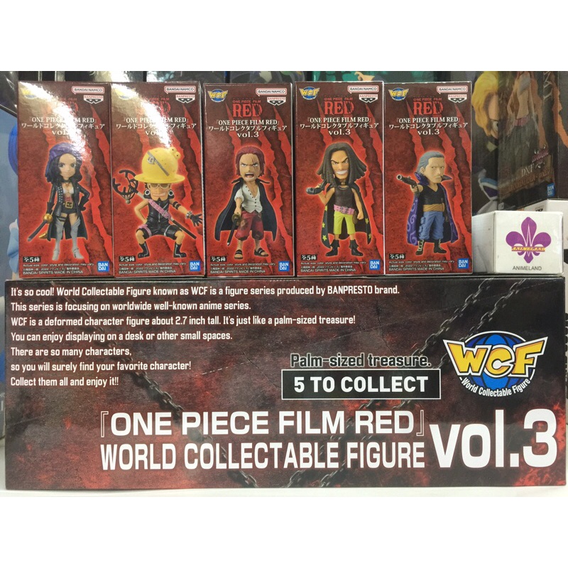 Bandai Banpresto WCF ONE PIECE FILM RED Collection VOL.3( 5pcs set) | Shopee Malaysia