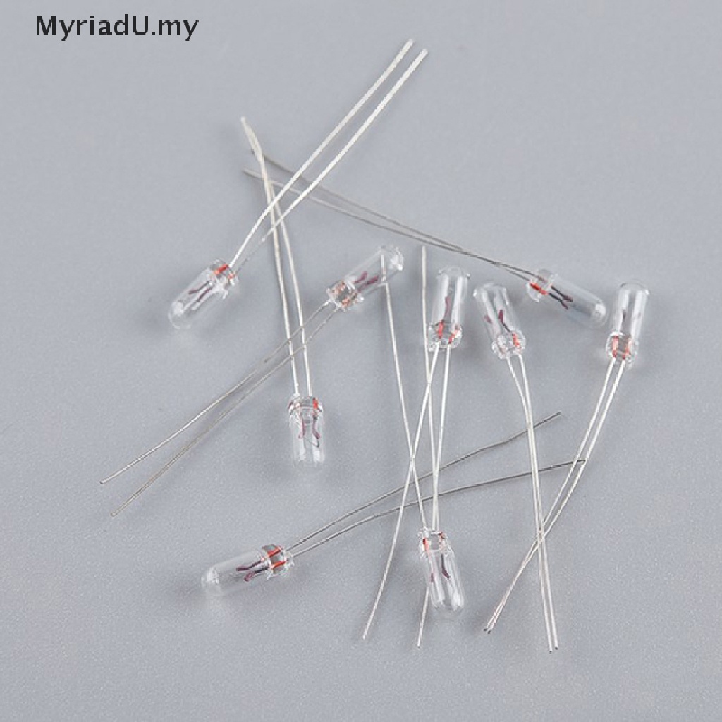 MyriadU 25PCS 5mm 4mm 3mm Clear 12V Mini Bulb of Wheat Rice Bulbs ...