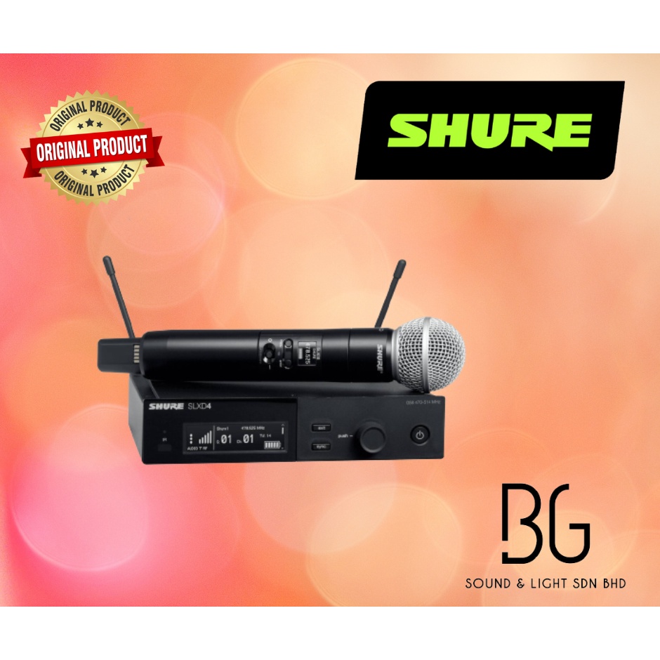 Shure SLXD24/SM58 Wireless System with SM58 Handheld Transmitter | Shopee Malaysia