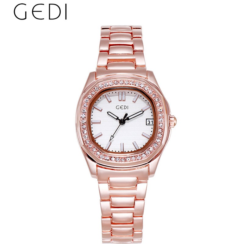 Women's watch GEDI 3084 steel band | Shopee Malaysia