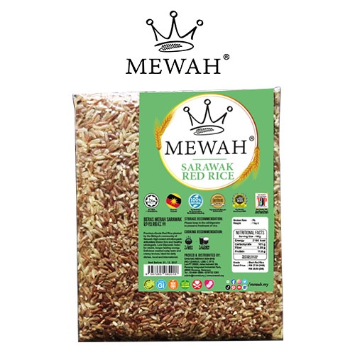 Sarawak Red Rice 1kg (Beras Merah Sarawak) | Shopee Malaysia