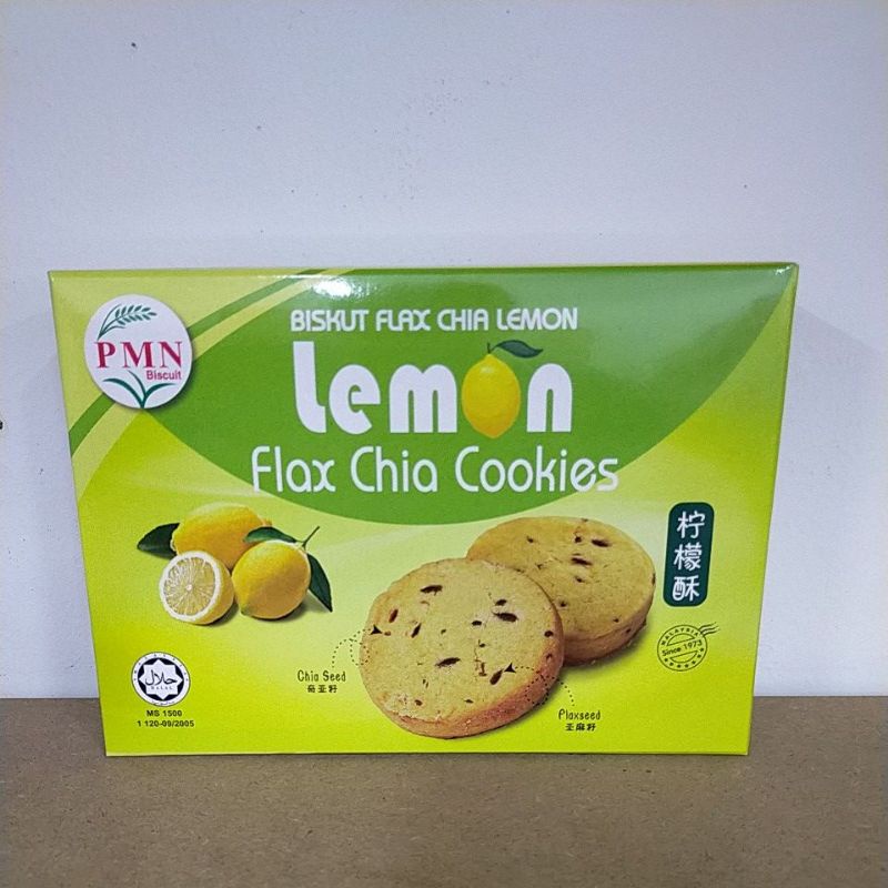 PMN Biskut Flax Chia Lemon 50g | Shopee Malaysia