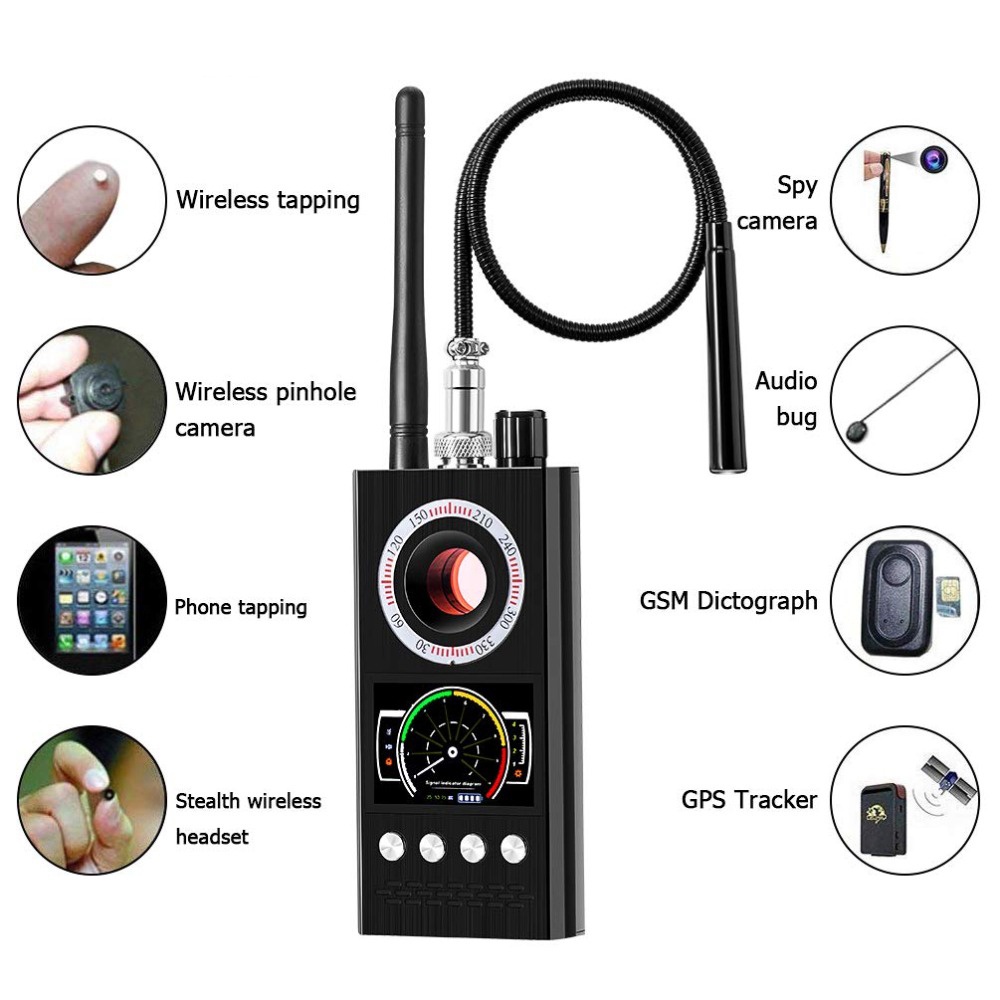 Anti Spy Wireless Rf Signal Detector Bug Gsm Gps Tracker Hidden Camera