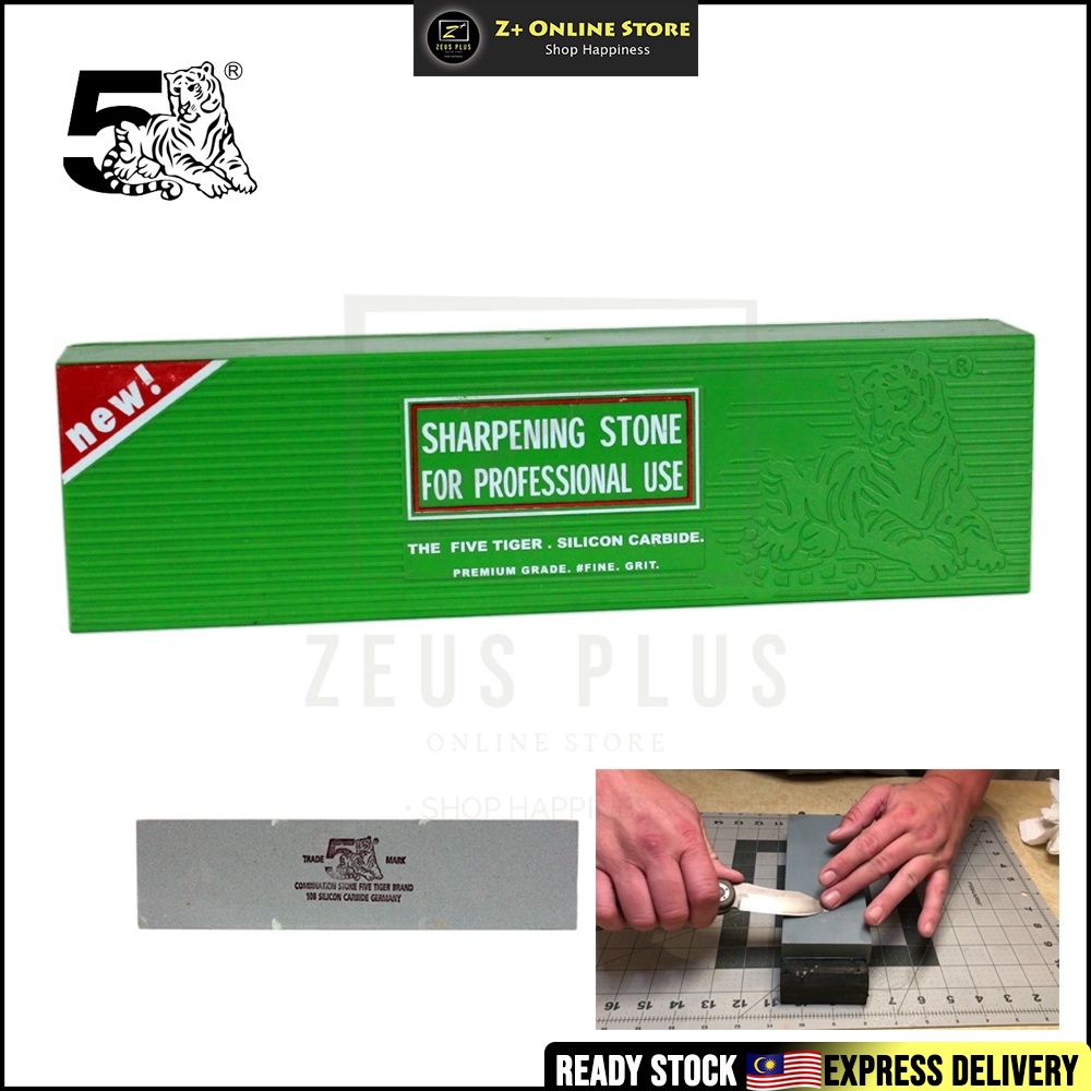 5 TIGER Professional Silicon Carbide Sharpening Stone Kitchen Tools ...