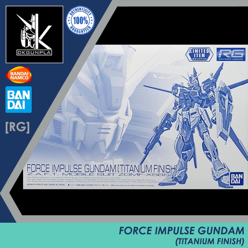 [RG] Force Impulse Gundam (Titanium Finish) | Shopee Malaysia