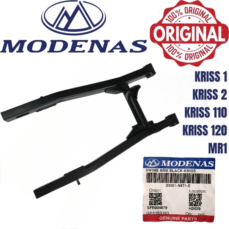 MODENAS KRISS 1 KRISS 2 kRISS100 KRISS110 KRISS120 KRISS SG MR1 100% ORIGINAL SWING ARM COMP ...