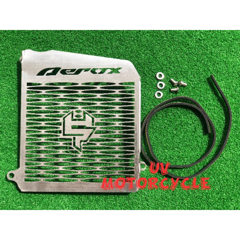 RADIATOR COVER STAINLESS STEEL YAMAHA NVX 155 V1 V2 AEROX NVX155 🇹🇭 ...