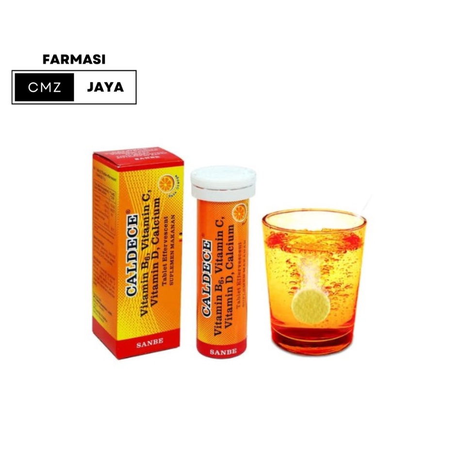(*SHORT EXPIRY: 3/2024 ) CALDECE Vit C 1000mg B6 D Calcium Effervescent ...
