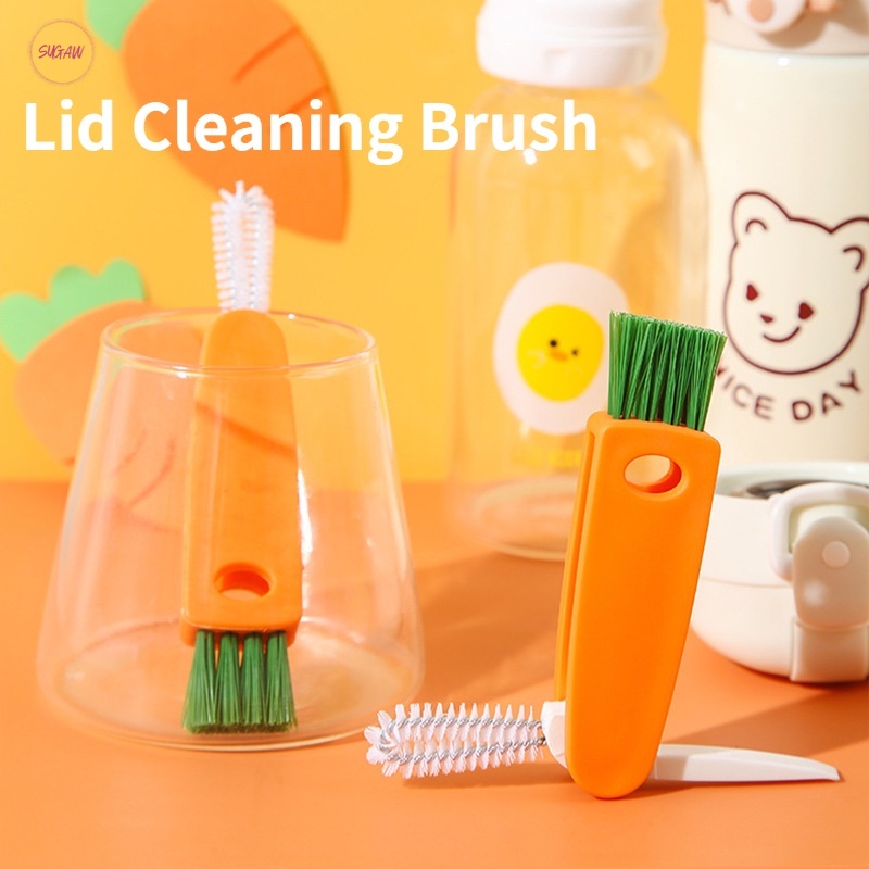 3 dalam 1 cawan tudung pembersihan berus getah cincin alur jurang ...