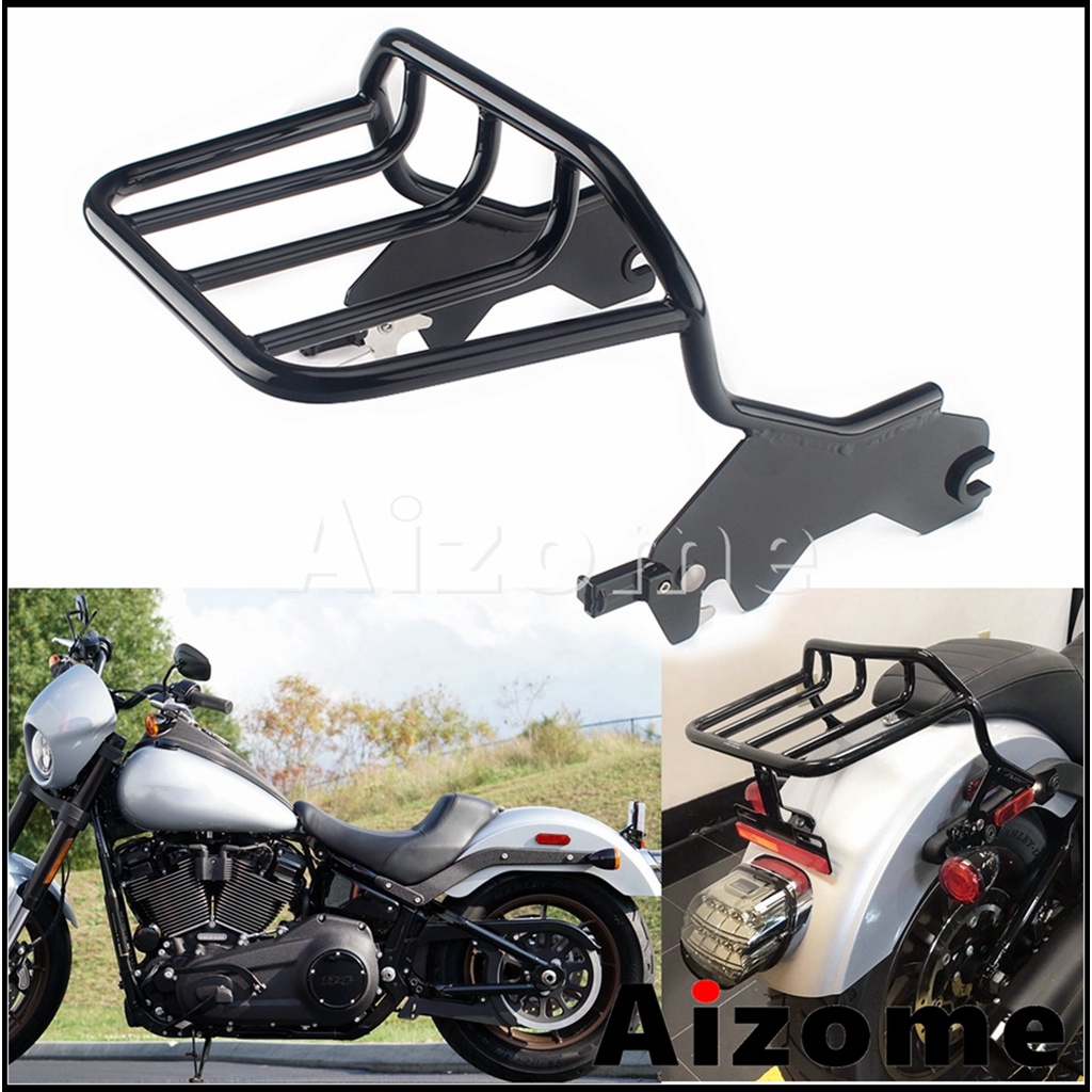 Motorcycle Steel Support Shelf Luggage Trunk Racks For Harley Softail ...