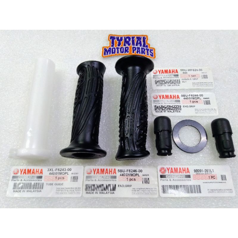 🧰 COMBO 💯 ORIGINAL YAMAHA HANDLE GRIP SET YAMAHA 125Z 125ZR 5BU ...