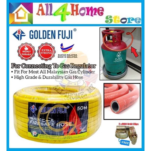 GOLDEN FUJI H/Q Quality High Pressure Gas Hose ( 1m , 1.5m , 2m , 2.5m ...