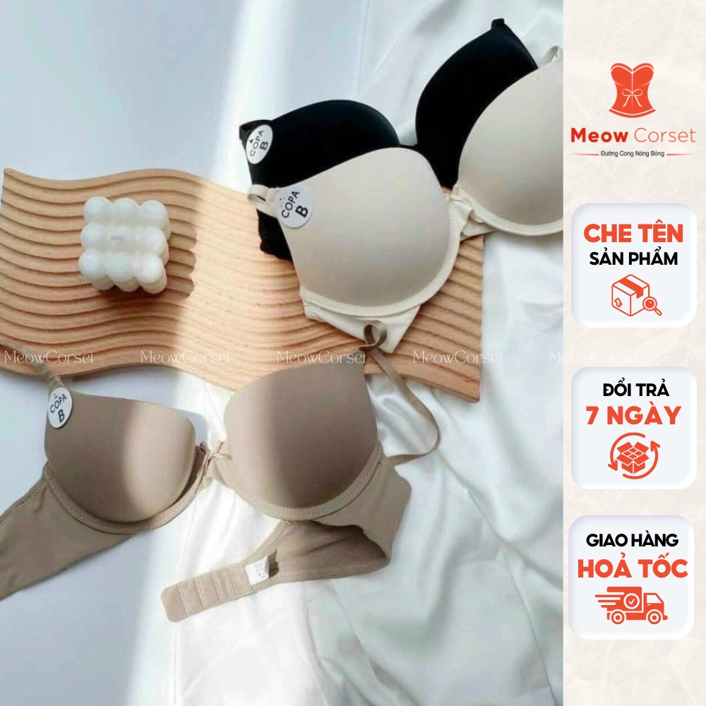 Copa women's bra with thick mattress super pushes breast hugging to ...