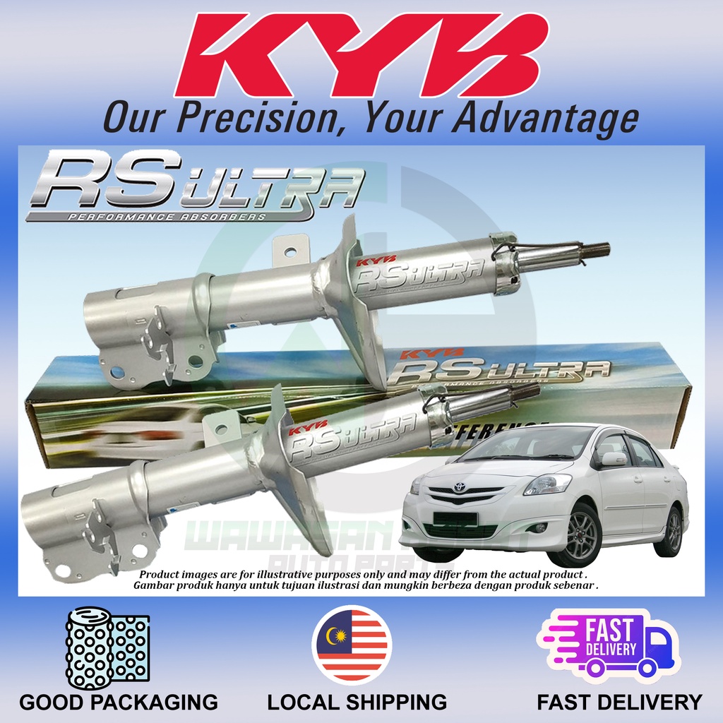 Toyota Vios NCP93 Front Heavy Duty & Performance Shock Absorber KYB RS ULTRA 2007-2012 | Shopee ...