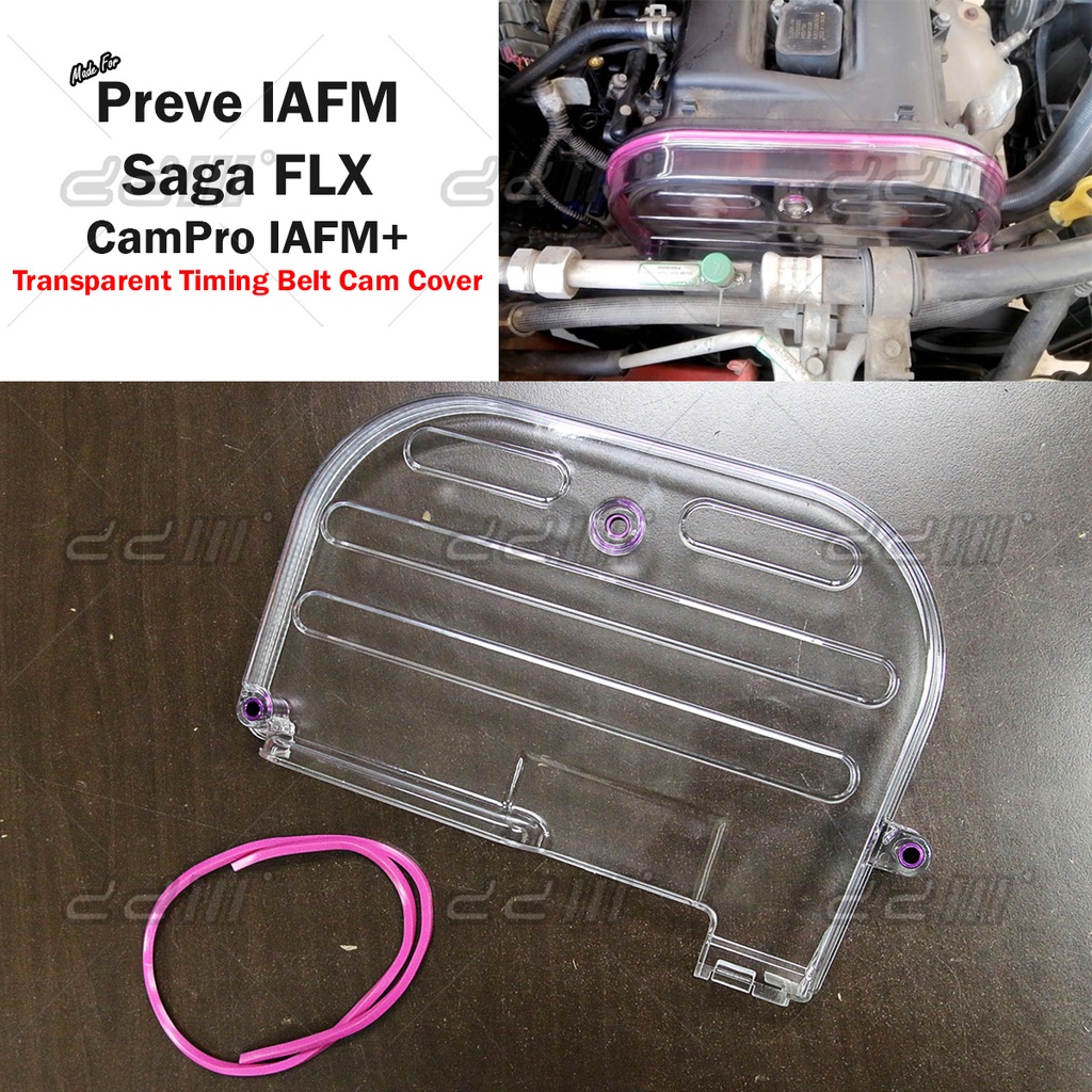 Clear Cam Pulley Gear Transparent Timing Belt Cover For Proton Saga FLX ...