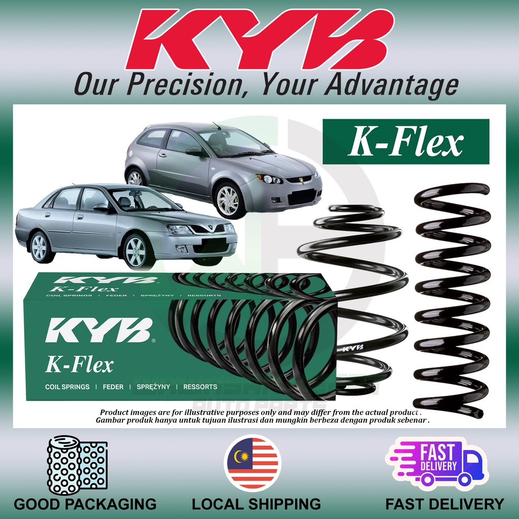 Proton Waja , Satria Neo Front / Rear Coil Spring Heavy Duty Kayaba KYB ...