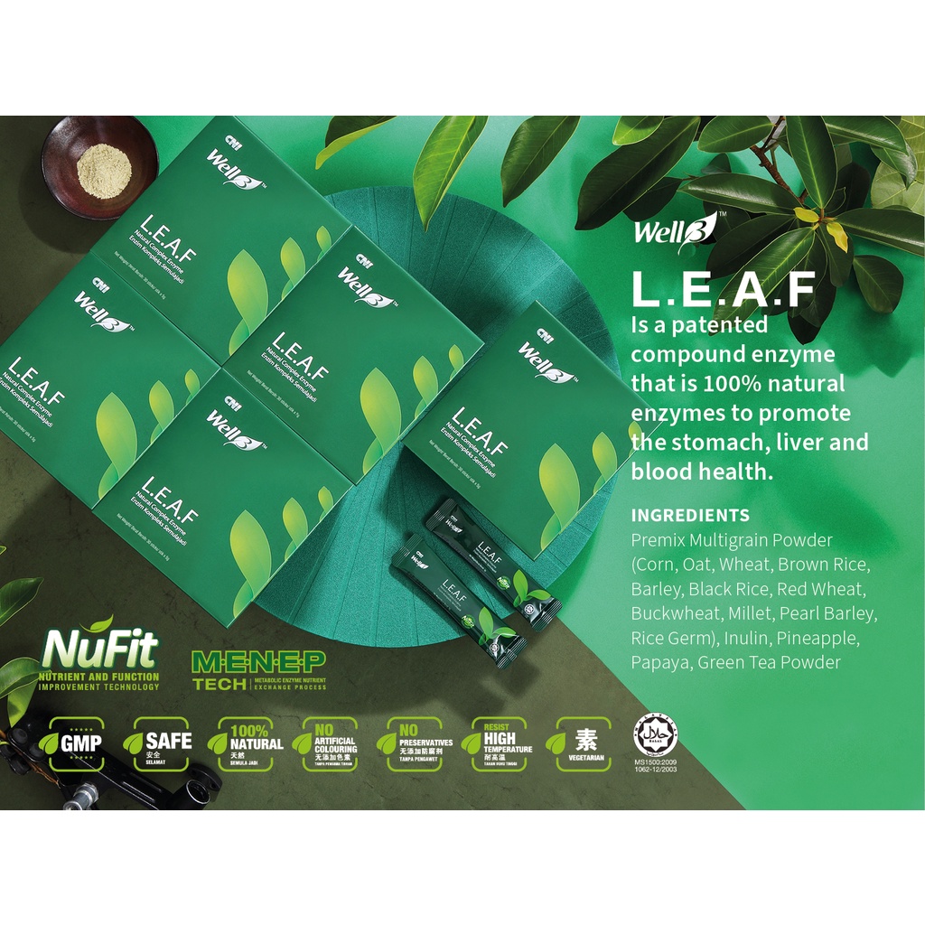 CNI Well3 LEAF Enzyme (Life Enzyme Advanced Formula) | Shopee Malaysia