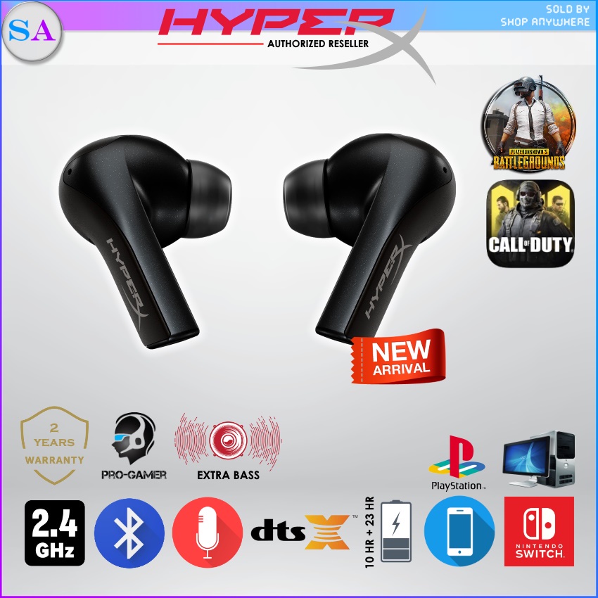 HyperX Cloud MIX Buds True Wireless Gaming Earbuds TWS 4P5D9AA | Shopee ...