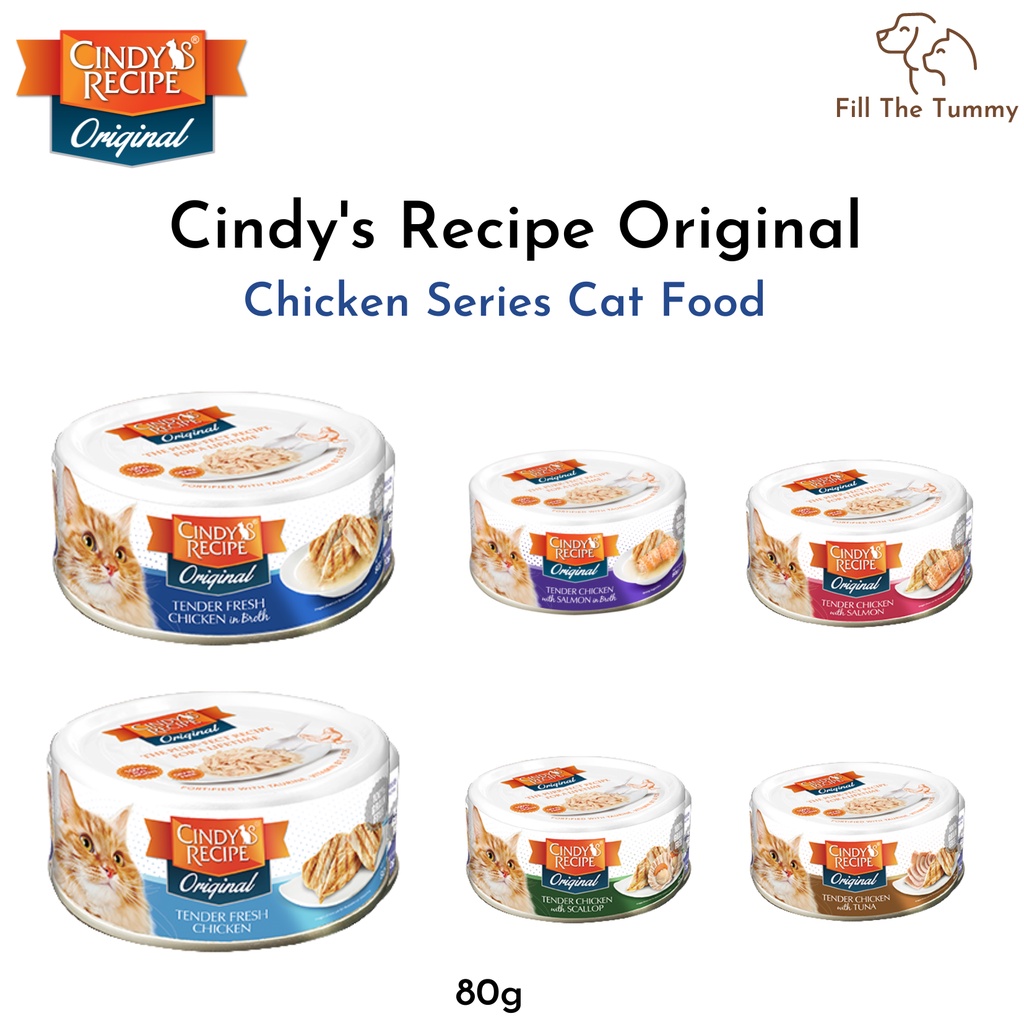 Cindy's Recipe Original Chicken Series Cat Wet Food 80g | Shopee Malaysia