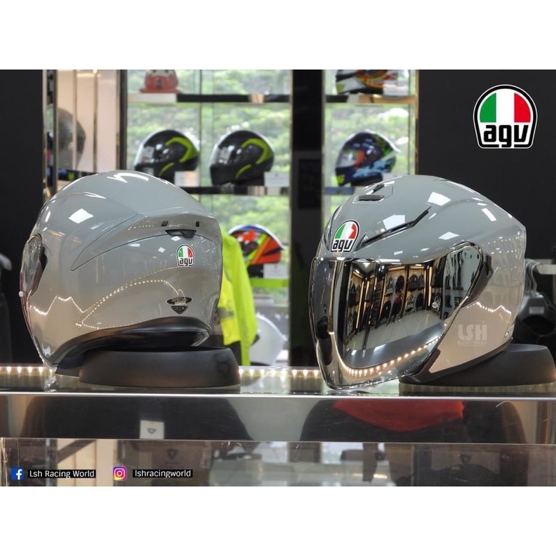 AGV K-5 Jet Asian Fit Nardo Grey Helmet (Color Visor not included ...
