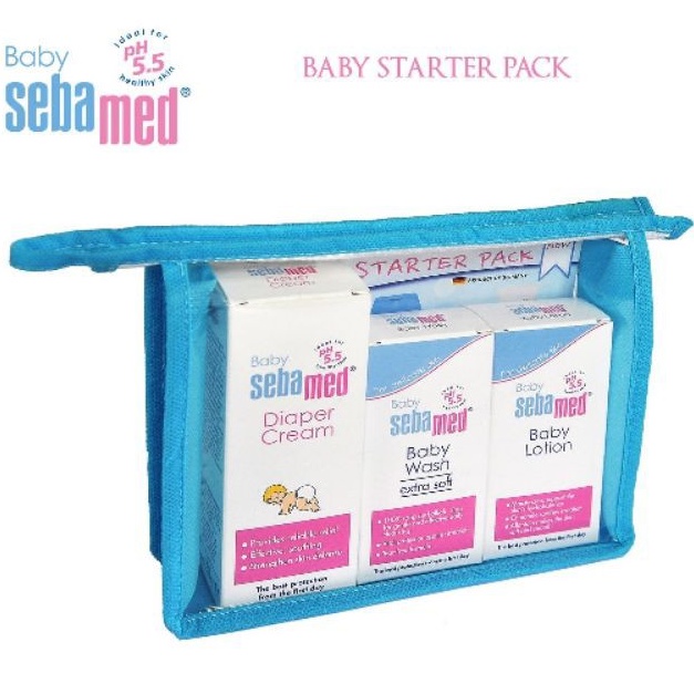 Baby Sebamed Starter Pack/Kit Pek Permulaan Diaper Cream/Baby Lotion ...