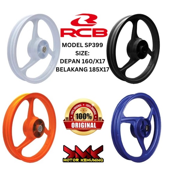100% ORIGINAL DIJAMIN SP399 RACINGBOY RCB 160/185 -17 KRISS I, LAGENDA ...