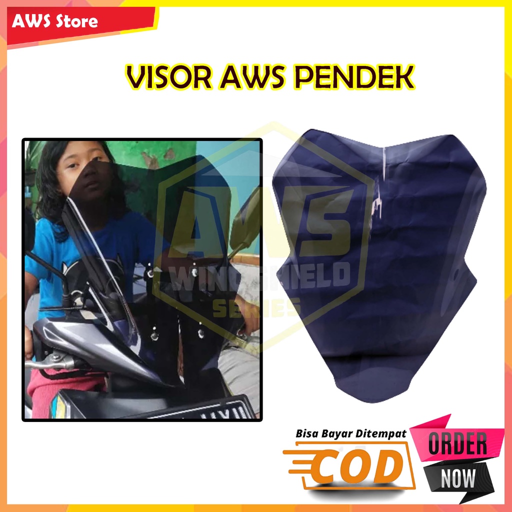 Universal AWS motor Visor 43cm | Shopee Malaysia