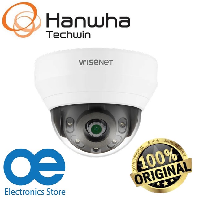 WISENET QND-6012R Network 2MP H.265 Fixed 2.8mm Lens True WDR IR Dome ...