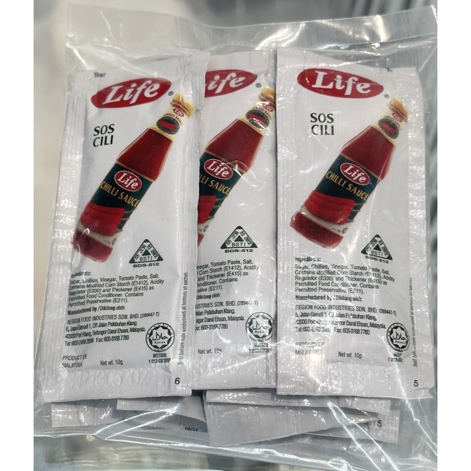 Life chilli sauce 10g x(10 sachets) | Shopee Malaysia