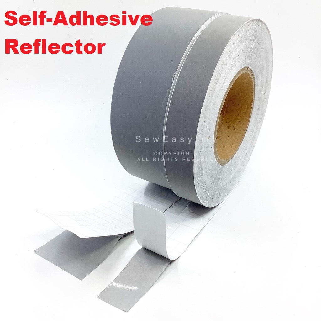 1inch & 2inch Tape Pantulan Bergam / Reflector Tape with Glue / Self ...