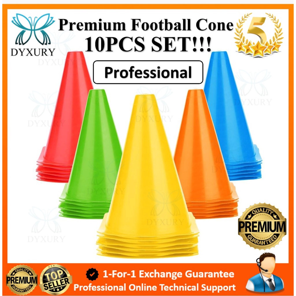 10PCS Soccer Cones Football Training Triangle Cones Marker Disc Soccer ...