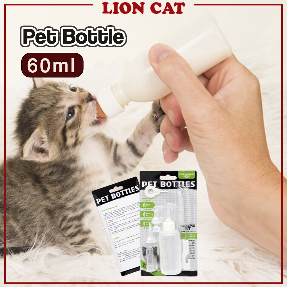 Pet bottle kitten milk bottle kitten bottle feeding botol susu kucing ...
