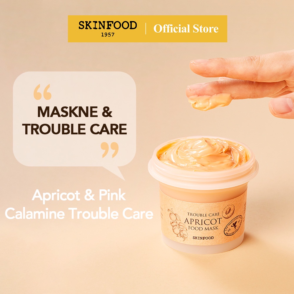 [SKINFOOD Official] Apricot Food Mask 120g / Soothing & Trouble Care ...