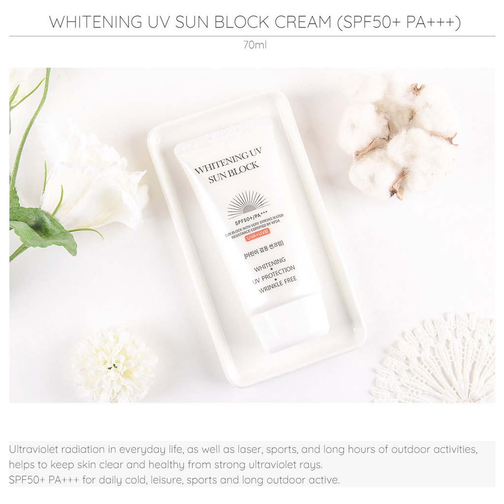 [JIGOTT] Snail UV Sun Block SPF50+ PA+++ / Whitening UV Sun Block SPF50 ...